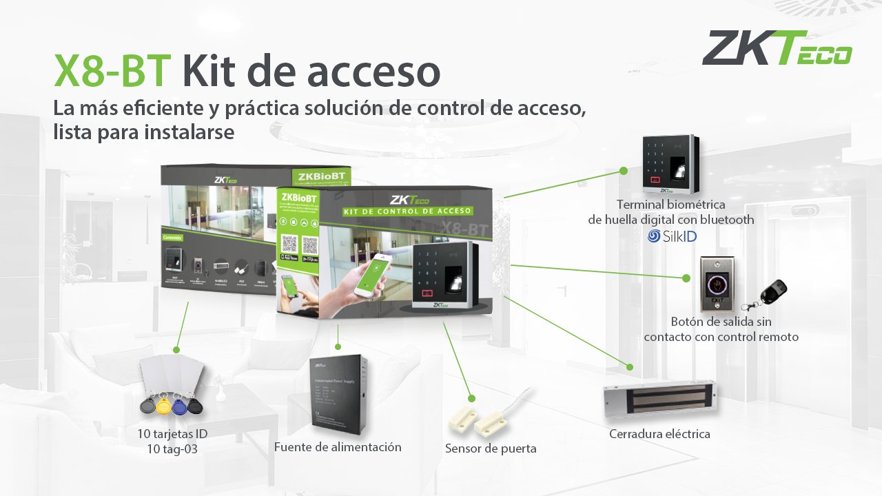 ZKTECO X8-BT-KIT – ZKTECO PERU :: ZKTECO DEL PERU